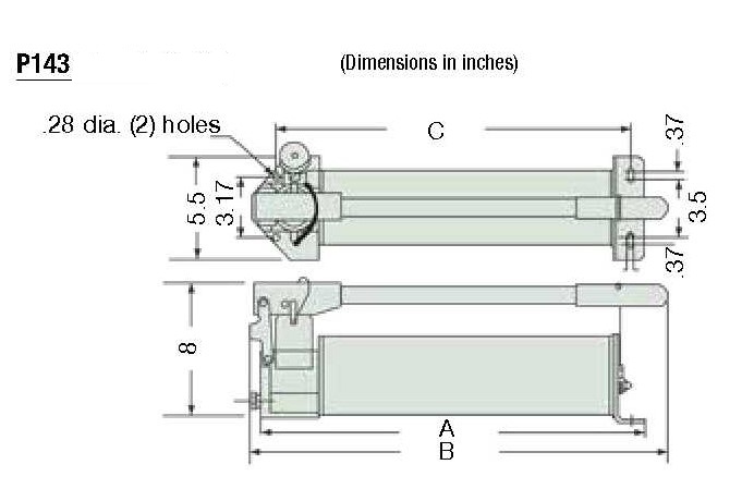 Item # P143D, Two Speed Hand Pumps For Single & Double Acting Cylinders ...